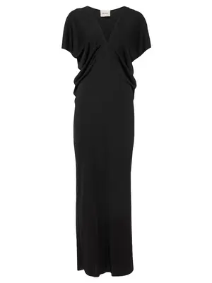 Khaite Ima Maxi Dress - Black