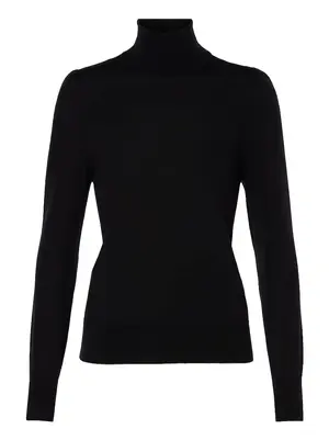 Dries Van Noten Wool Turtleneck Sweater - Black