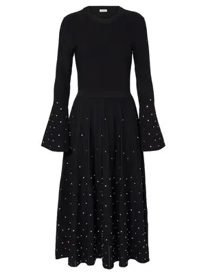 Simkhai Pruitt Embellished Midi Dress - Black