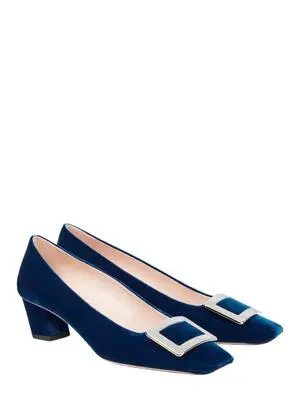 ROGER VIVIER Roger Vivier Belle Vivier 45 Pumps Blue