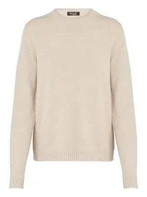 Loro Piana Parksville Cashmere Sweater - Beige