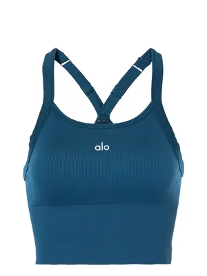 Alo Yoga - Alo Yoga Favorite Logo Sports Bra