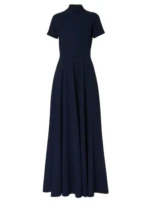 EMILIA WICKSTEAD Malinda Lamé Tweed Gown - Silver