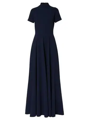 EMILIA WICKSTEAD Malinda Lamé Tweed Gown - Silver