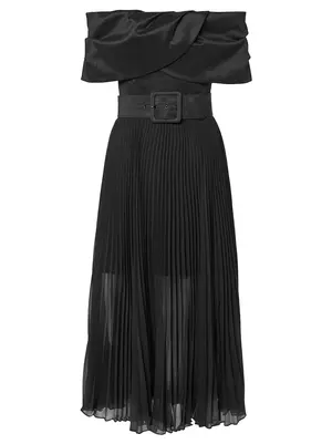 Rebecca Vallance Emelie Midi Dress - Black