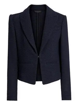 Rag & Bone Elle Tweed Blazer - Navy