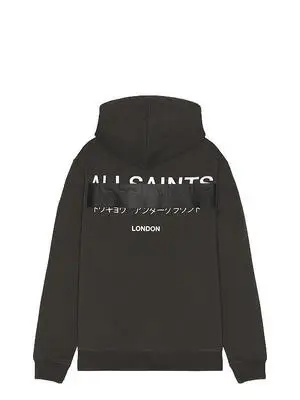 All Saints ALLSAINTS Redact Oth Hoodie Washed Black