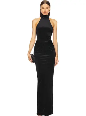 MICHAEL COSTELLO X Ataya Gown - Black