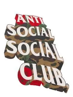 A BATHING APE X Anti Social Club Ii Tee Shirt - White