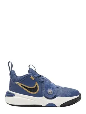Nike Team Hustle D 11 Sneakers - Mystic Navy Blue/pale Ivory/metallic Gold
