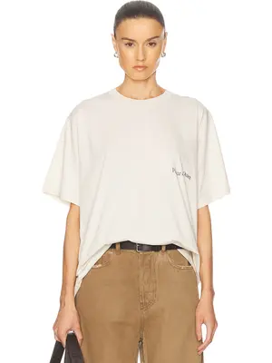 MUSEUM OF PEACE & QUIET Museum Of Peace And Quiet Wordmark T-Shirt Bone