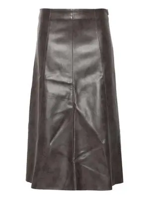 KAOS A-line Midi Skirt - Grey