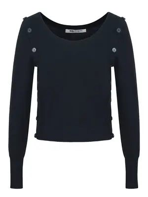 Ports 1961 Button-detail Jumper - Black