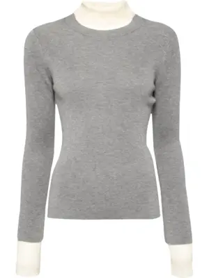 B+AB B+ab Layered Fine Knit Top