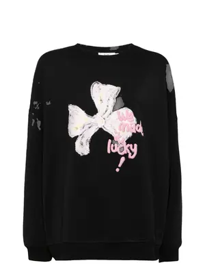 B+AB Graphic-print Sweatshirt - Black