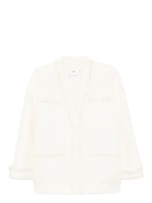 B+AB Embellished Trim Jacket - White