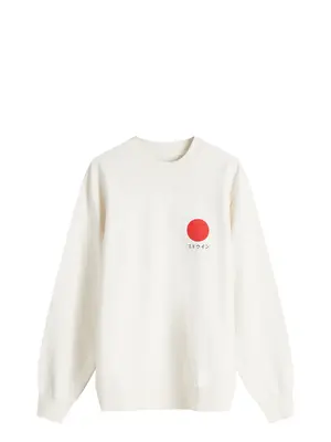 Edwin Japanese Sun Crew Sweatshirt - Whisper White
