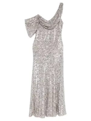 Diane Von Furstenberg Joaquin Leopard-print Maxi Dress - Grey