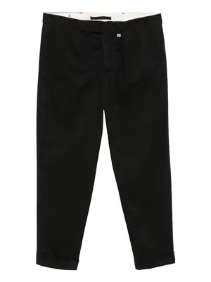 MYTHS Tapered Trousers - Black