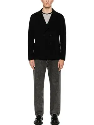 Harris Wharf London Peak-lapel Blazer - Black