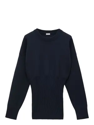 Loewe Logo-patch Jumper - Blue
