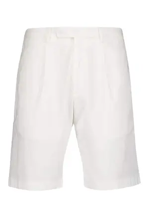 Boglioli Cotton Relaxed Shorts - White