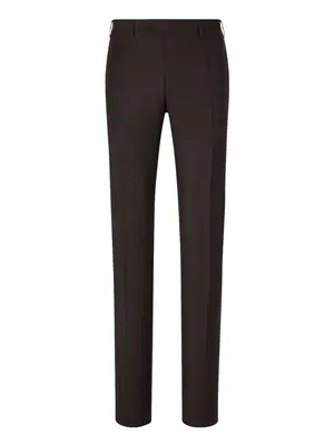 Canali Wool Trousers - Brown