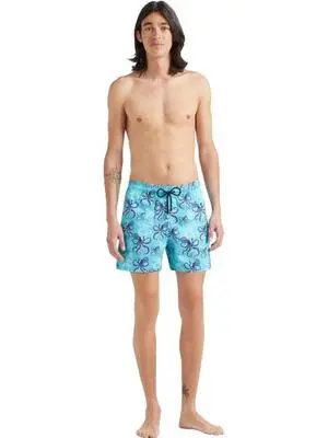 Vilebrequin Poulpes Stretch Swim Shorts - Bora Bora