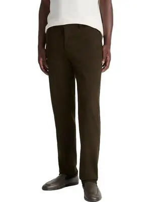Vince Owen Stretch Cotton Chinos - Dark Leaf