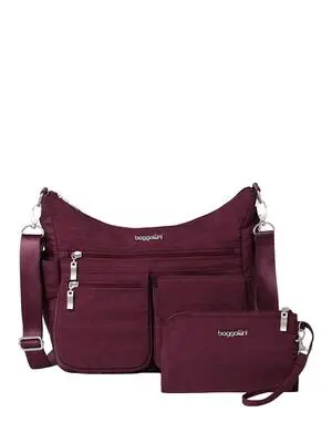 BAGGALLINI Modern Everywhere Hobo Crossbody Bag With Wristlet - Jam