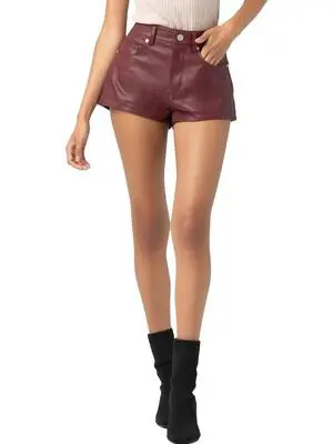 Blanknyc Faux Leather Shorts - Move Aside