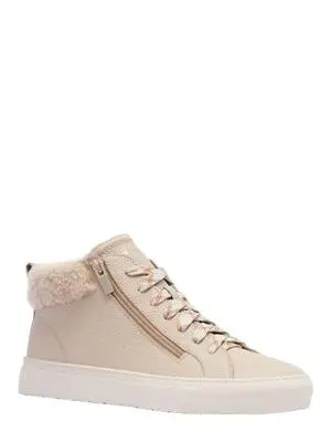 FRANKIE4 Miles Shearling Lined Sneakers - Ecru/shearling