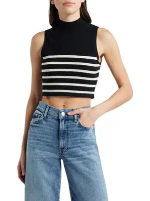 FRAME Cashmere Sleeveless Crop Sweater
