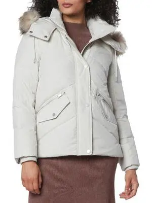 Andrew Marc Water Resistant Down Puffer Jacket - Birch
