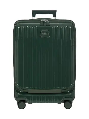 BRICS Positano Front Pocket Suitcase 55cm - Emerald
