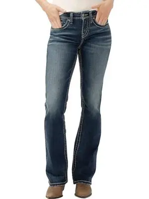 SILVER JEANS CO. Suki Bootcut Jeans - Indigo