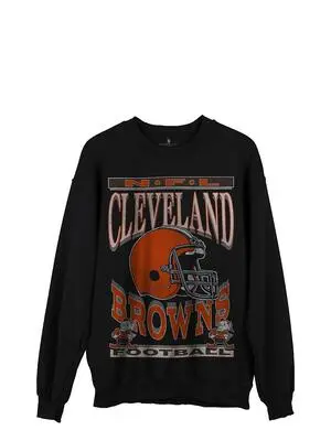 Junk Food Clothing Nfl Fleece Sweatshirt - Cleveland Browns