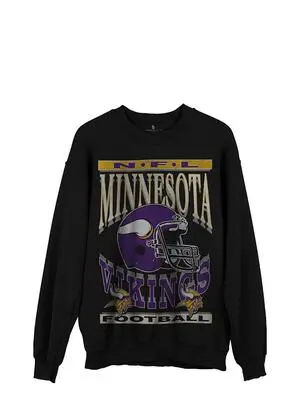 Junk Food Clothing Nfl Crew Fleece - Minnesota Vikings