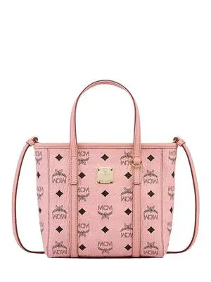 Mcm Toni Vi Shopper Tote - Soft Pink