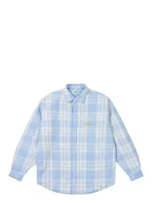 PALACE Check Insulated Shirt - Faint Blue