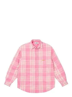 PALACE Check Insulated Shirt - Pink