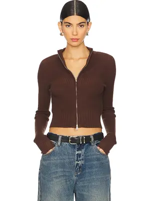 LOVERS AND FRIENDS Roxana Zip Sweater