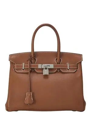 HERMÈS Hermès Fauve Barenia Faubourg Birkin 30