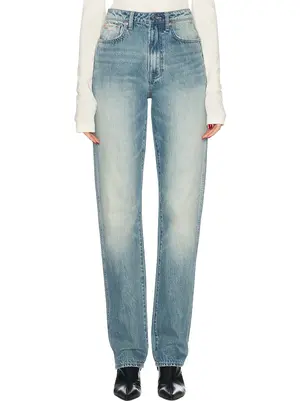 GRLFRND Sara Super High-rise Straight Jeans - Jackson