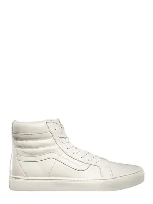 VANS Vans SK8-Hi Lite Cup CA Leather High-Top Sneakers Whisper White