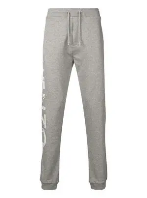 Kenzo Sport Cuffed Logo Sweatpants - Grey