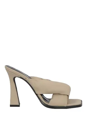 Pinko Leather Sandals - Beige
