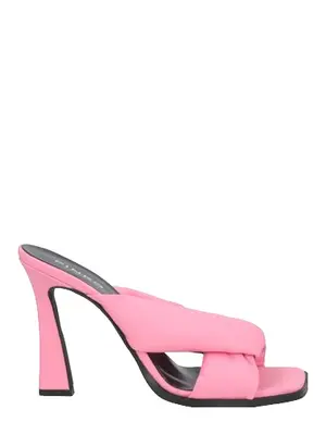 Pinko Leather Sandals - Pink