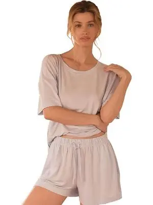 Eberjey Gisele Everyday Relaxed Shorts Sky