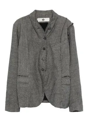 MARC LE BIHAN Prince Of Wales Blazer - Grey